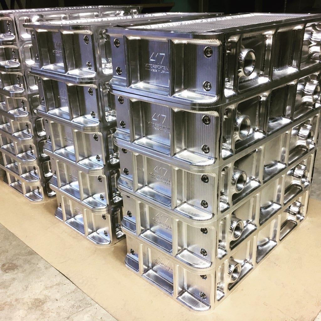 417 Motorsports 2000 HP Air to Water Billet Intercooler – Outlaw Race ...